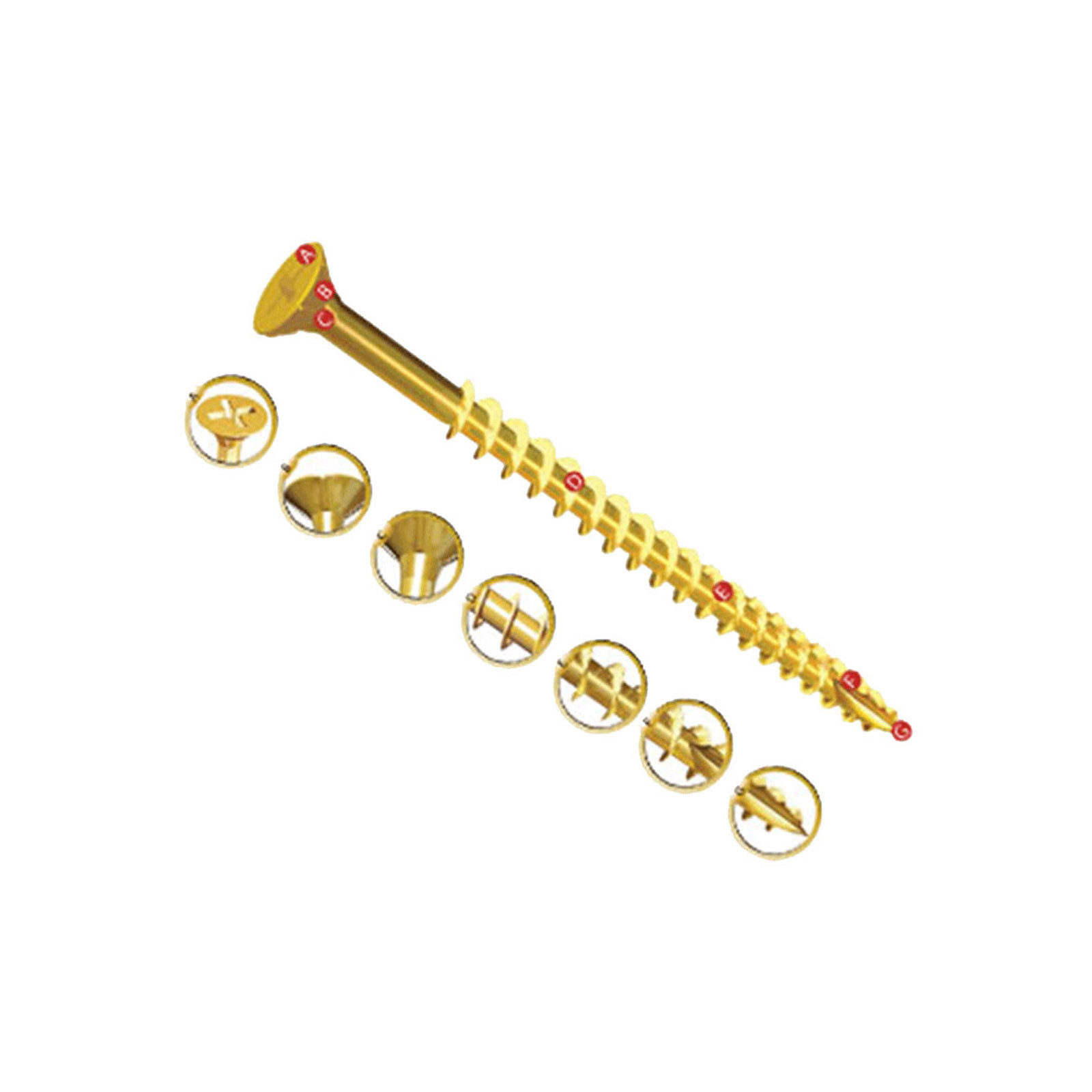 Vortex 5.0 x 40mm Multi-Purpose Power Screws (Box 200) | MJ Plastics ...